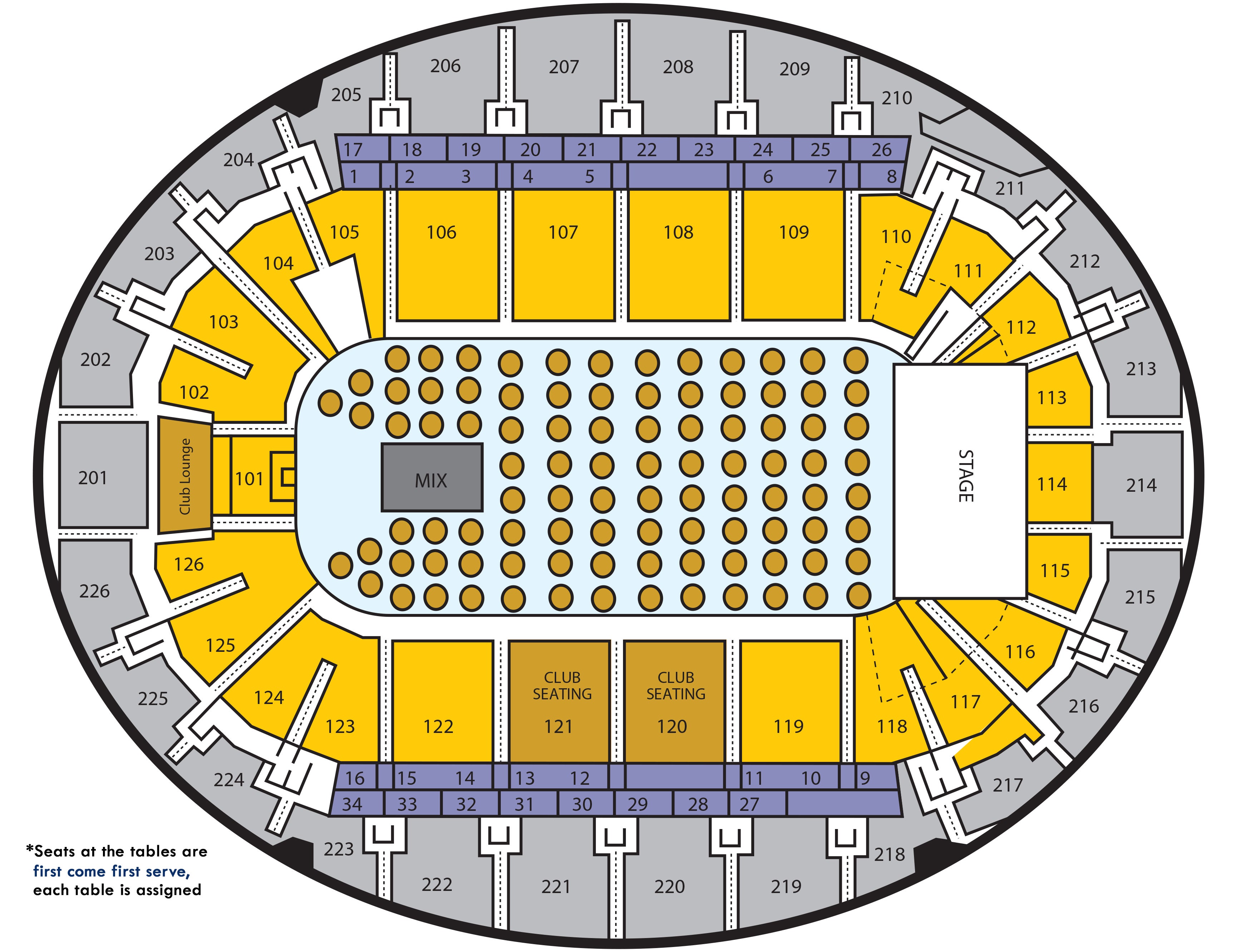 Seating Charts | SNHU Arena